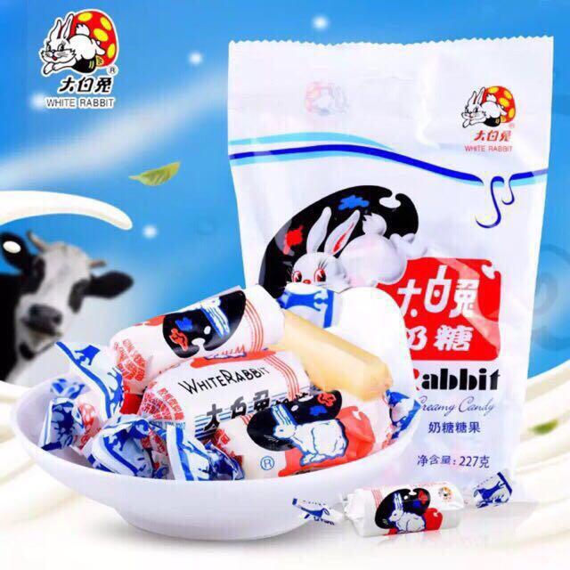 Authentic white rabbit chewy candy 227g , Food & Drinks, Packaged ...