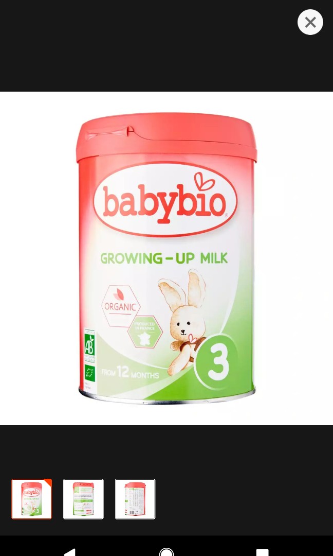 Babybio Organic 'Growing Up' Formula Milk (12m+), Babies & Kids, Nursing & Feeding, Weaning ...