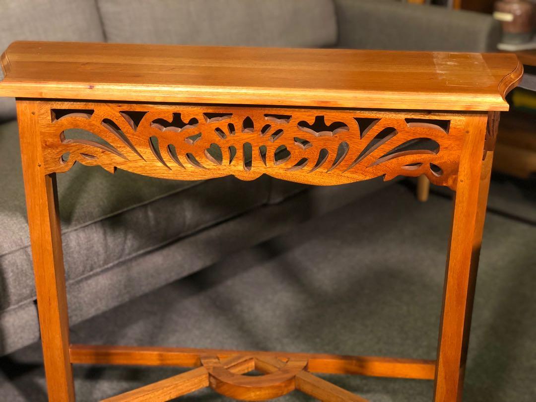 Teak Wood Bali Console Table Solid Wooden Balinese Sofa Table ...