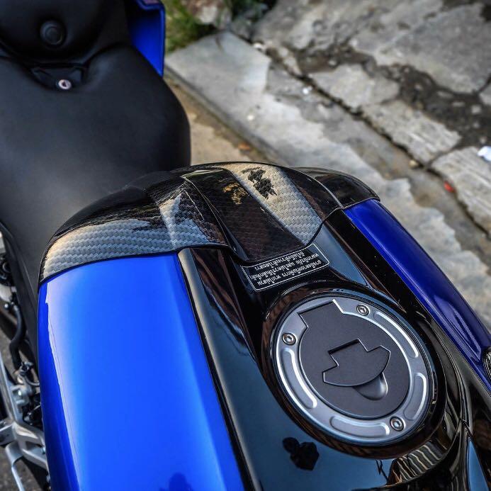 SALE TILL 21/02 CARBON KEVLAR TANK COVER ( YAMAHA R15 V3 ), Motorcycles ...