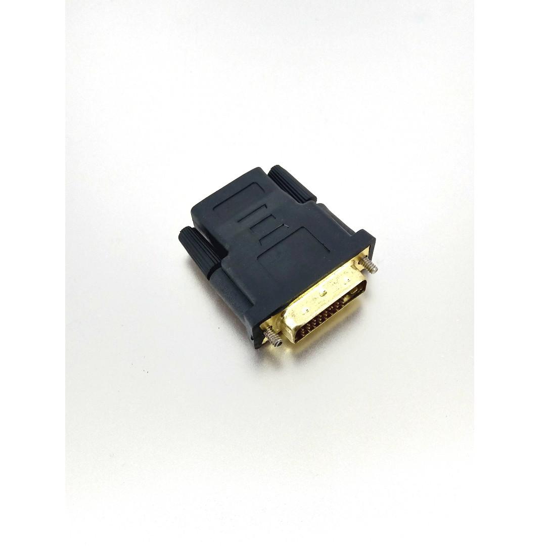 DVI-D M (24+1) to HDMI-F Adapter DIV 24+1(公頭)轉HDMI母頭, 電腦＆科技, 電腦周邊及配件 ...
