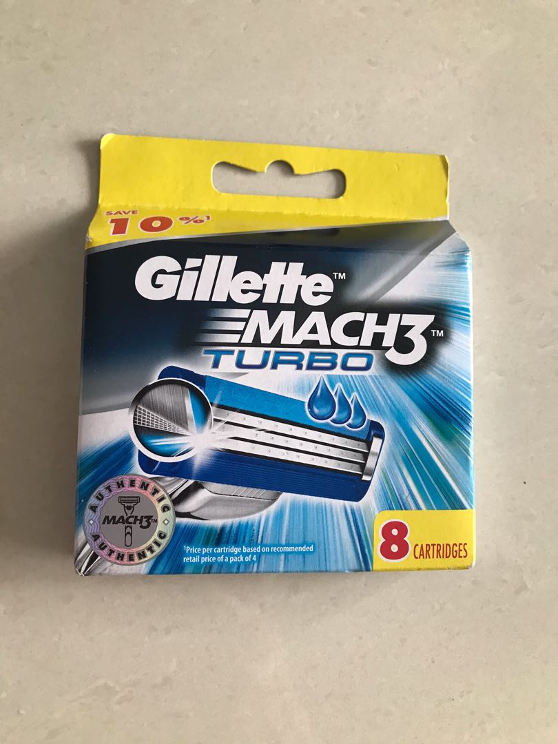 Gillette MACH3 Turbo, Beauty & Personal Care, Men's Grooming on Carousell
