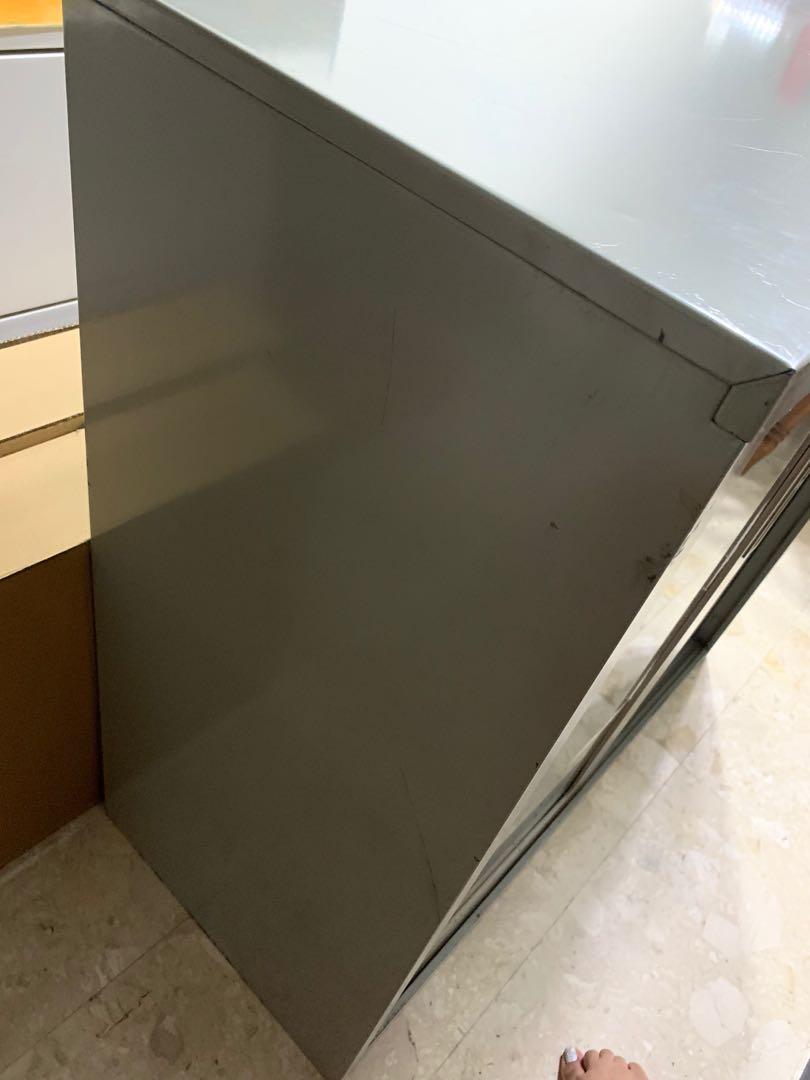 Glass door see through aluminium cabinet CLEARING ASAP, Furniture ...