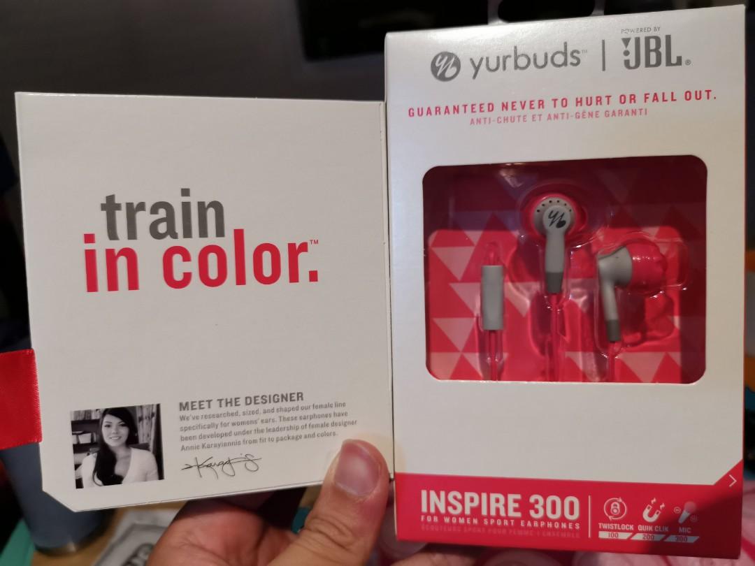 Jbl yurbuds inspire 300, Audio, Earphones on Carousell