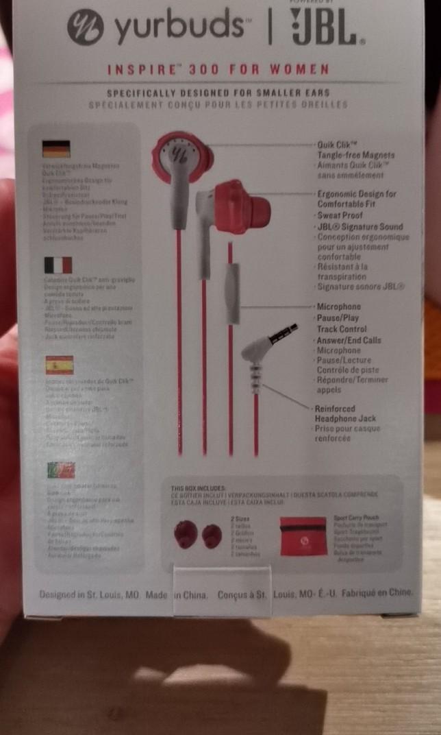 Jbl yurbuds inspire 300, Audio, Earphones on Carousell