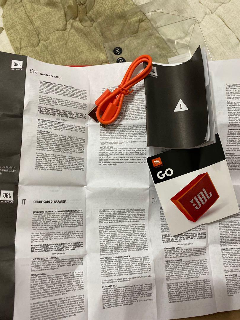 JUAL Speaker Bluetooth JBL GO Warna Red AUTHENTIC Elektronik Audio Di Carousell