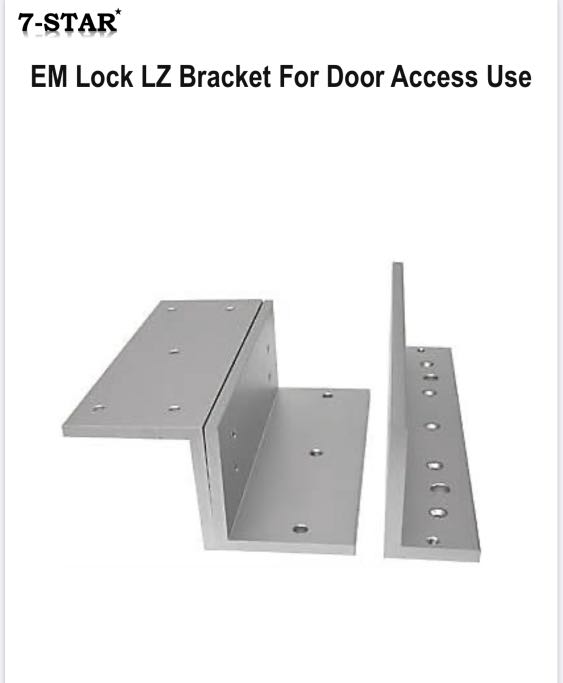LZ/ZL Bracket for EM Magnetic Lock, Ebelco EM Lock [Material:High ...
