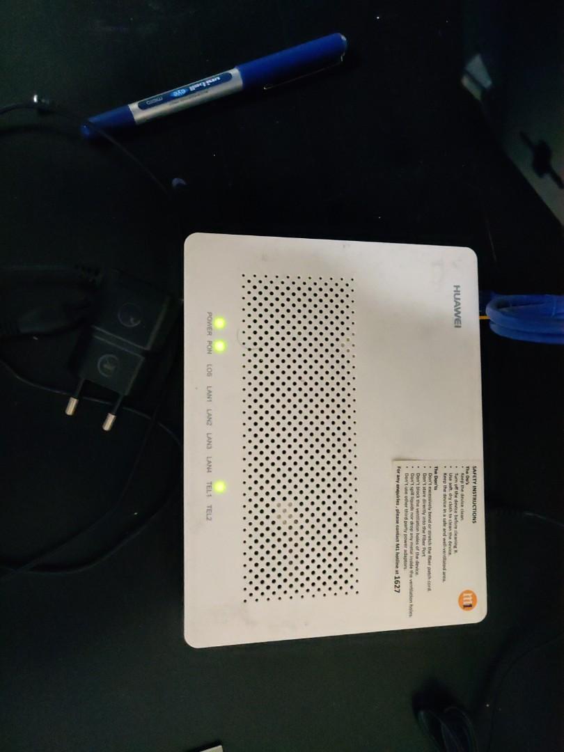 M1 1GBPS home fibre broad band connection, Computers & Tech, Office ...