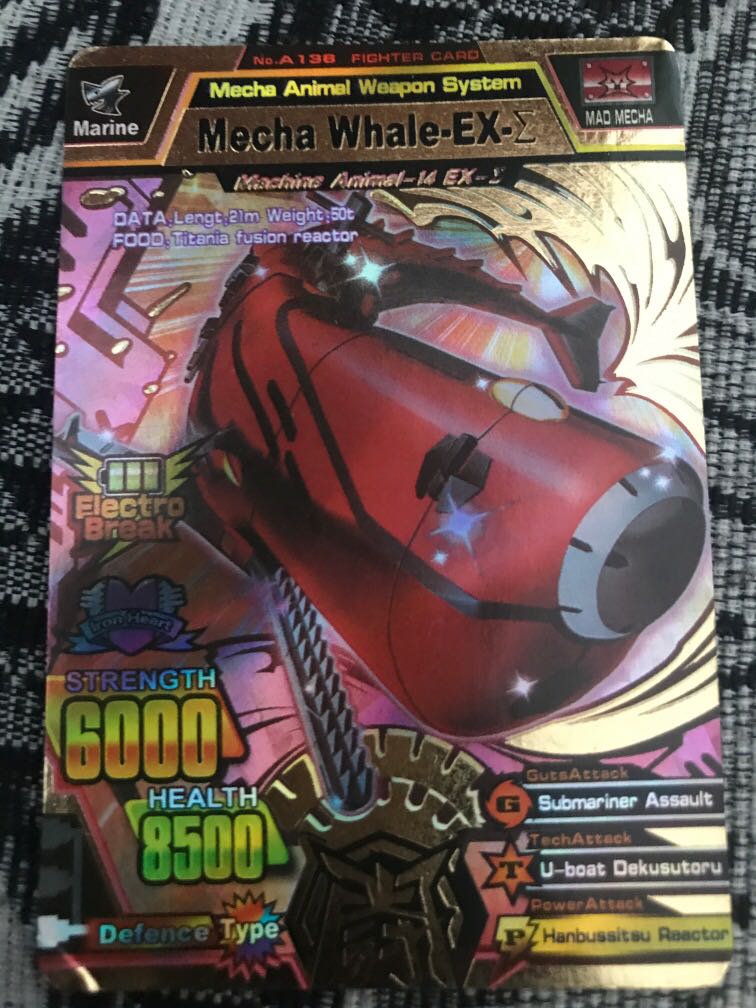Mecha Whale EX, Hobbies & Toys, Toys & Games on Carousell