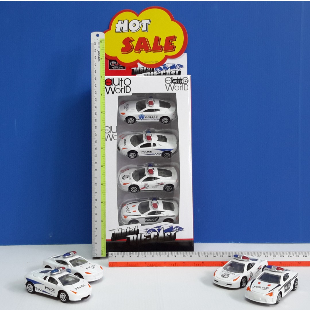 Metal Die Cast - Police Car, Hobbies & Toys, Toys & Games on Carousell