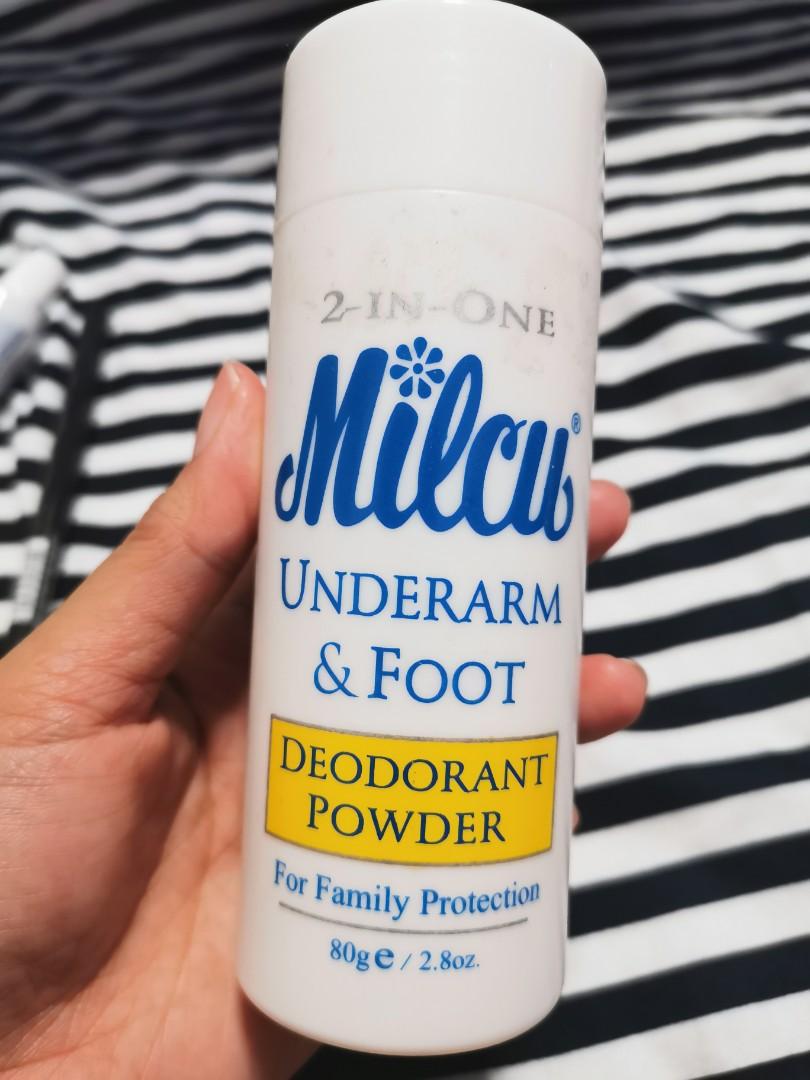 Milcu 2 in 1 underarm and foot deodorant powder, Beauty & Personal Care ...