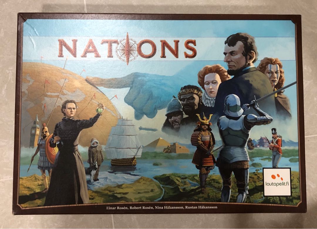 Nations Board Game, Hobbies & Toys, Toys & Games on Carousell