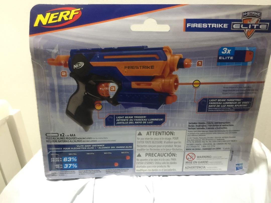 Nerf Gun Firestrike, Hobbies & Toys, Toys & Games on Carousell
