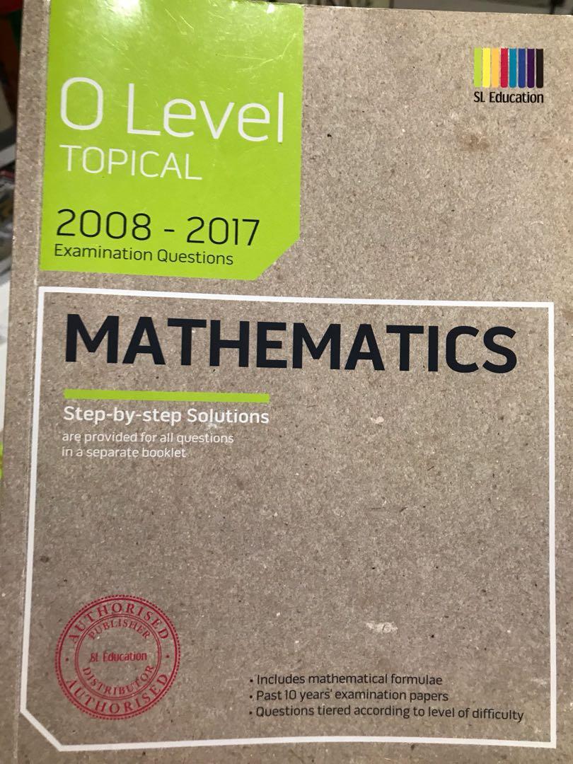 O level Emath TYS and Notes, Hobbies & Toys, Books & Magazines ...