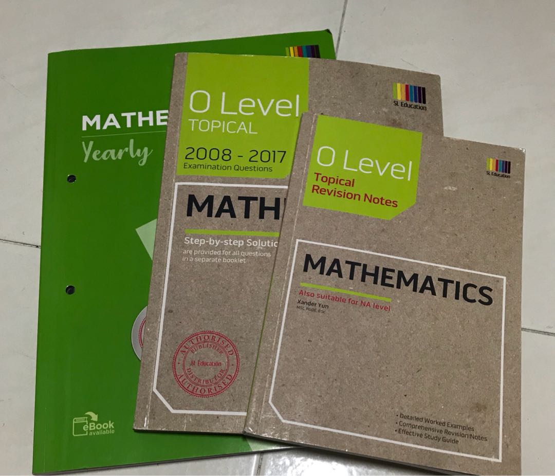 O level Emath TYS and Notes, Hobbies & Toys, Books & Magazines ...