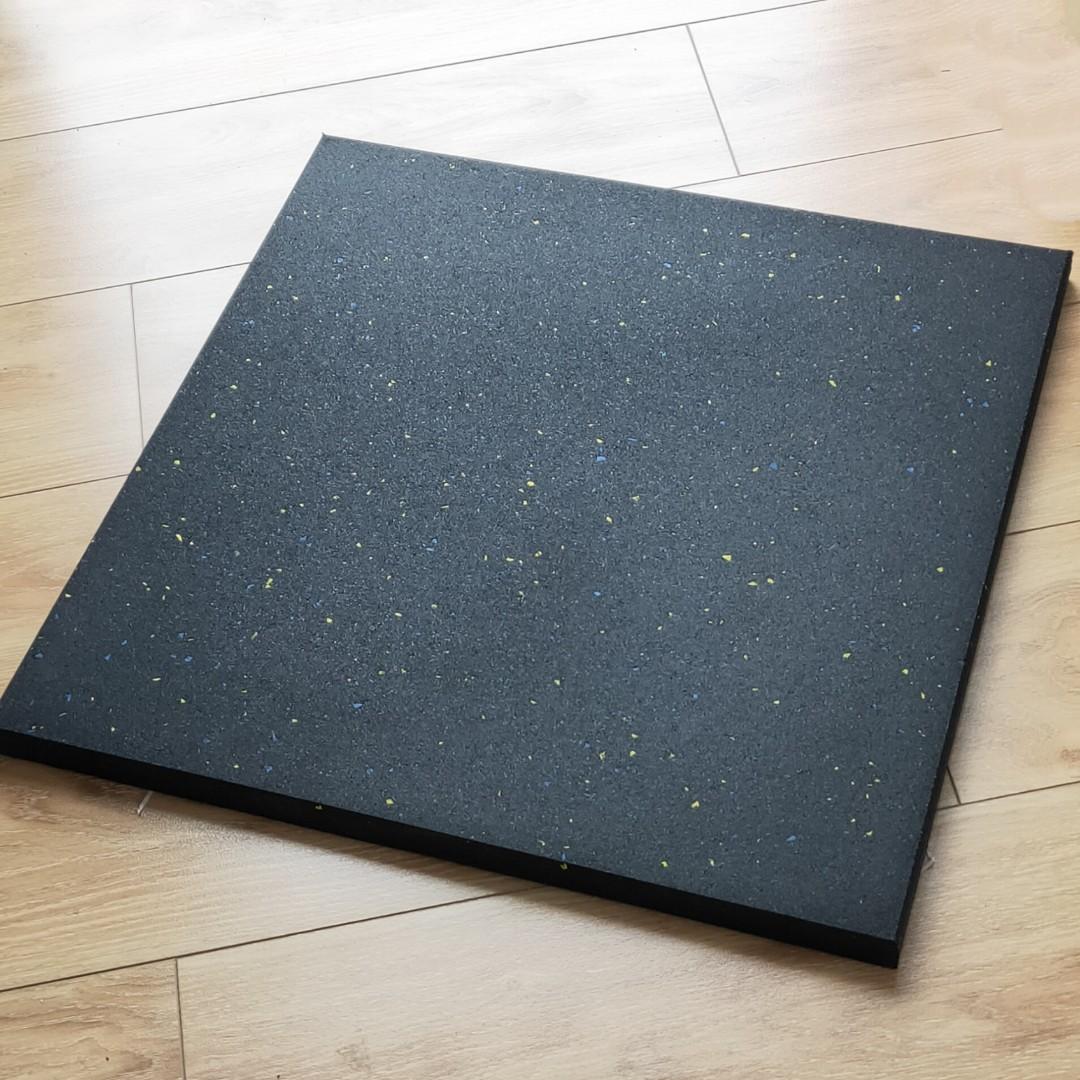 25mm Ready Stock Home Gym Mat Heavy Duty Tiles 5KG 50cm X 50cm X 25mm ...