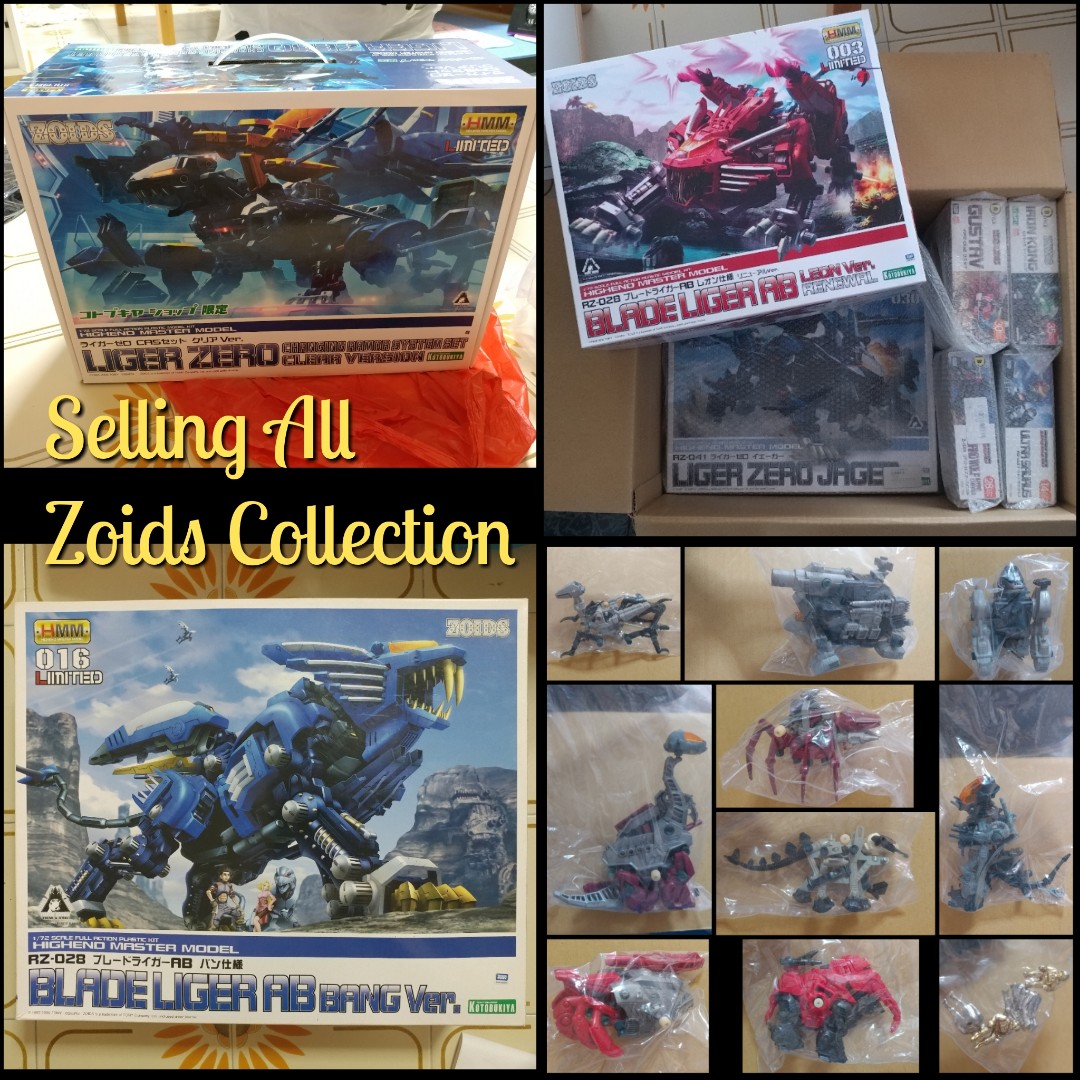 RARE Limited Edition HMM/Discontinued/Vintage/1980s Zoids Lot, Hobbies ...