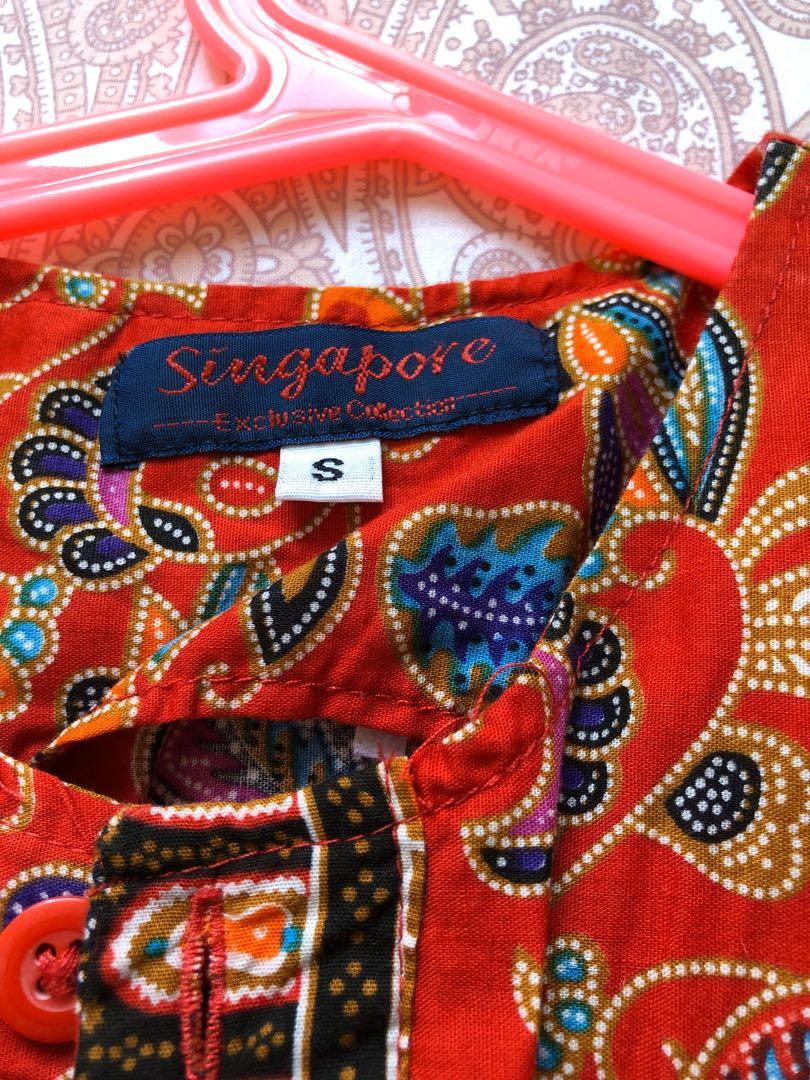 Red batik dress for girl, Babies & Kids, Babies & Kids Fashion on Carousell