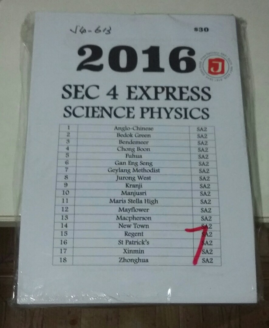 Science Physics Past School Exam Papers, Hobbies & Toys, Books ...