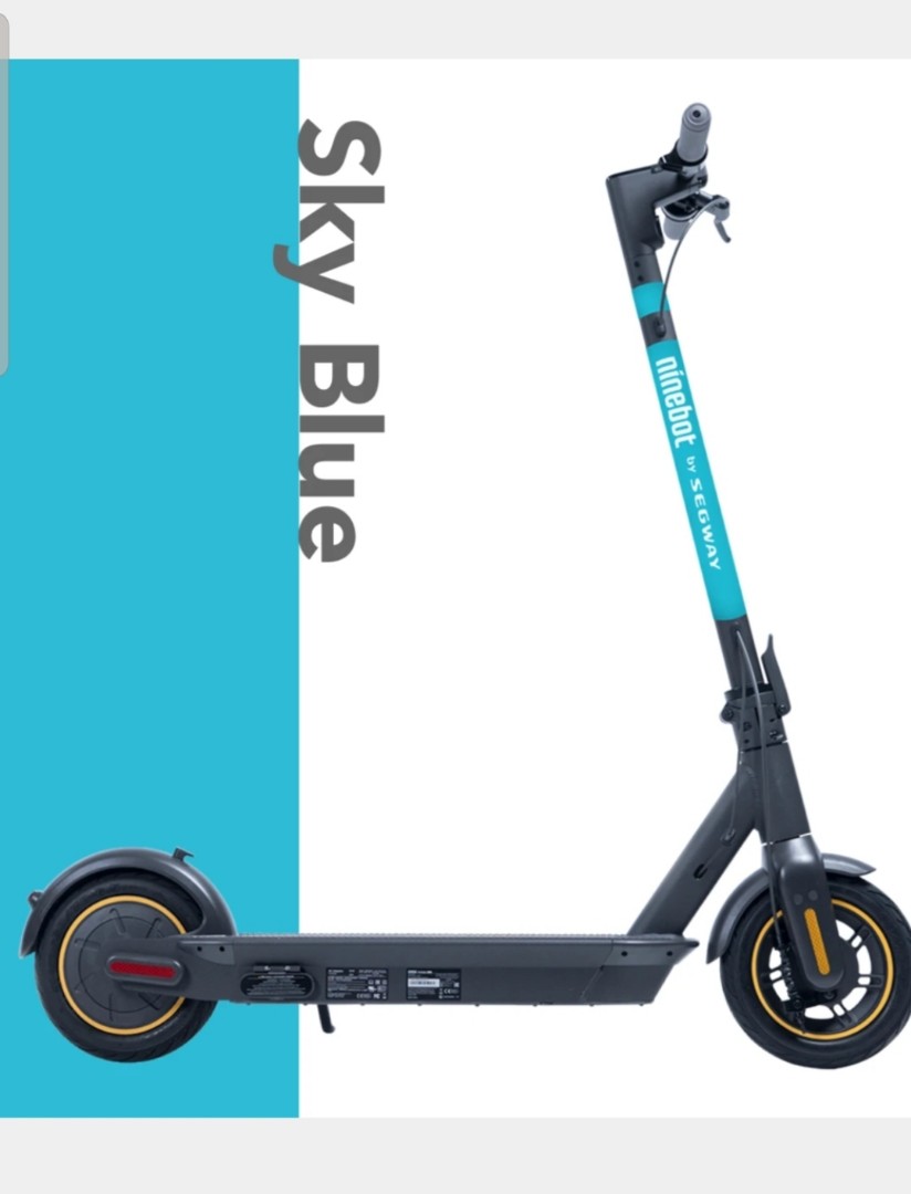 Segway Ninebot Max Sky Blue, Sports Equipment, PMDs, E-Scooters & E ...