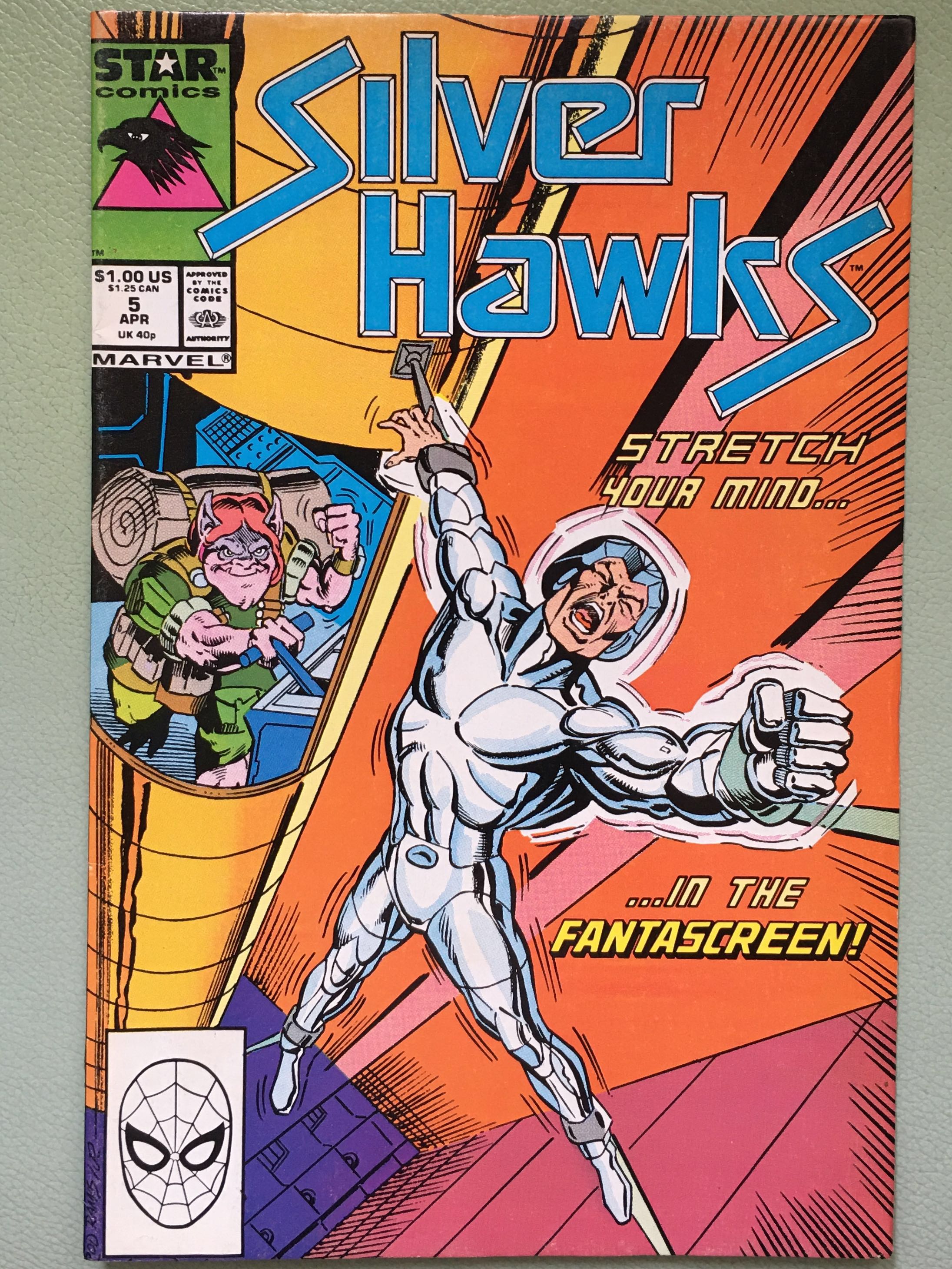 SILVER HAWKS #5, TV Cartoon Tie-in, Marvel Comics, Hobbies & Toys ...