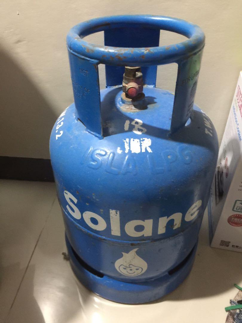 Solane lpg tank and la germania 2 burner gas stove set, Furniture ...