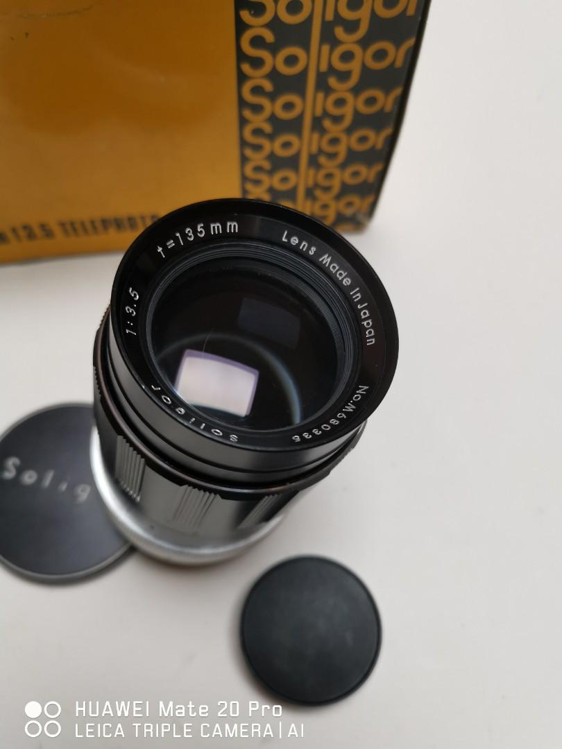 Soligor 135 mm F 3.5, 攝影器材, 鏡頭及裝備 - Carousell