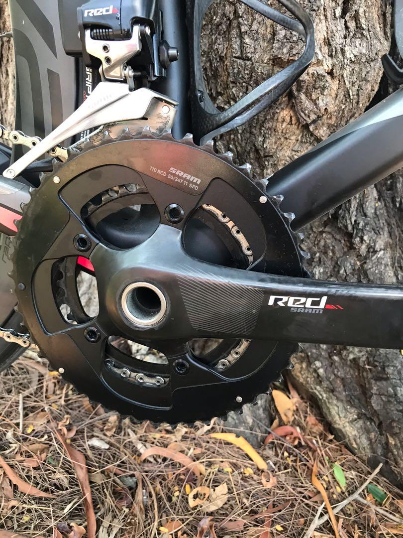 SRAM RED Crankset 172.5mm, Sports Equipment, Bicycles & Parts, Parts ...