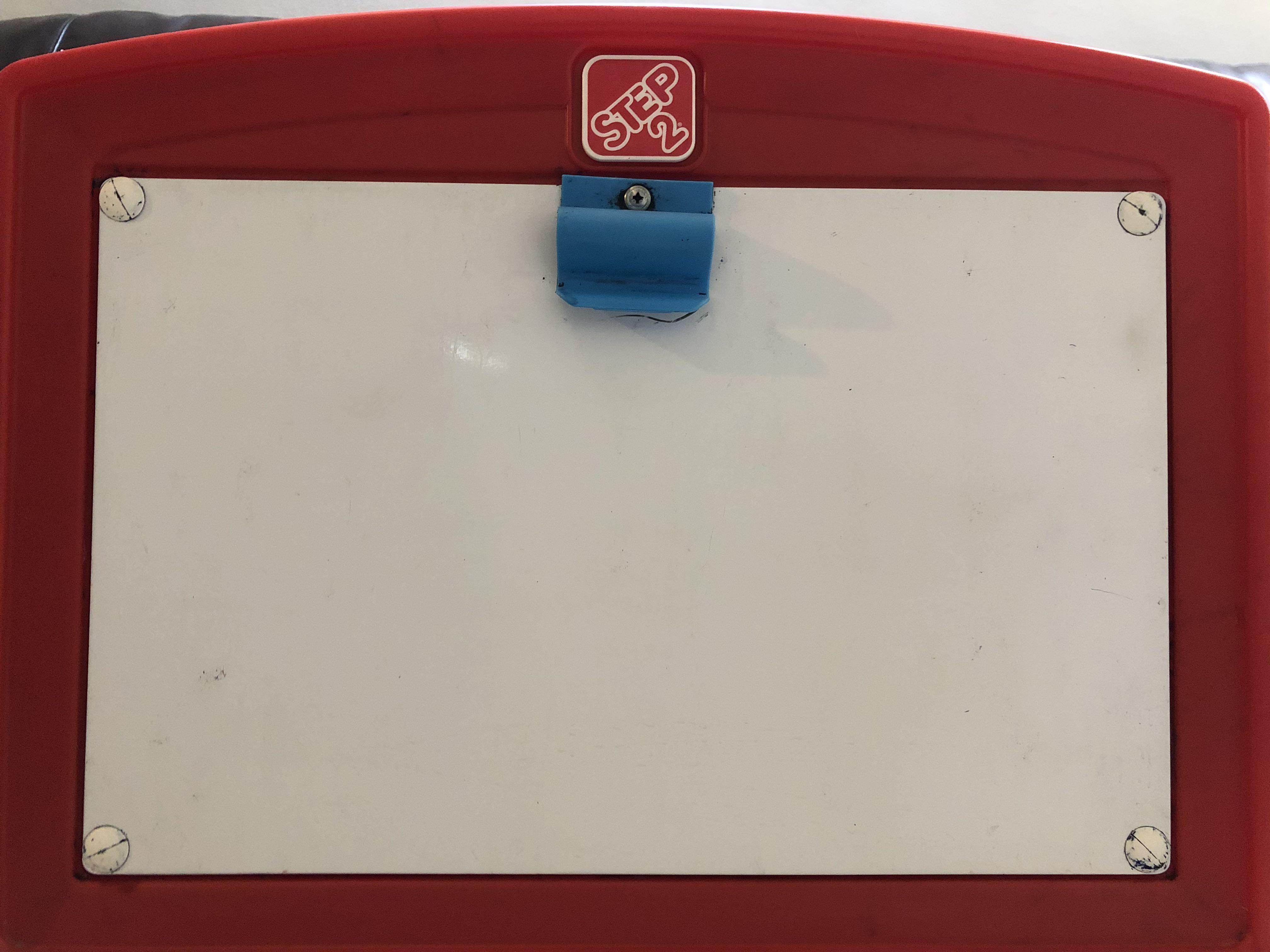 Step 2 Flip & Doodle Easel Desk with Stool, Babies & Kids, Baby Nursery ...
