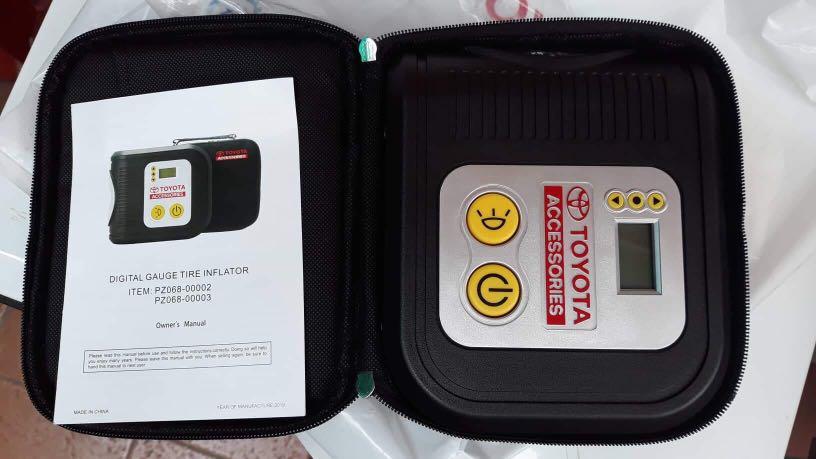 Toyota Genuine Portable Tire Inflator Air Compressor, Car Parts ...