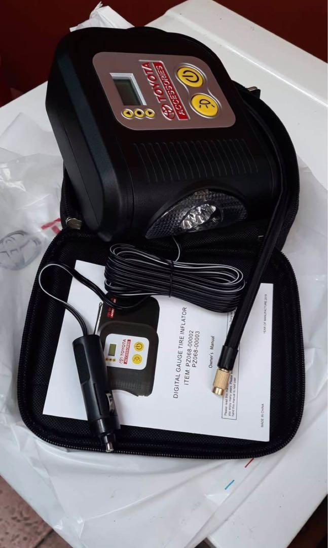 Toyota Genuine Portable Tire Inflator Air Compressor, Car Parts ...