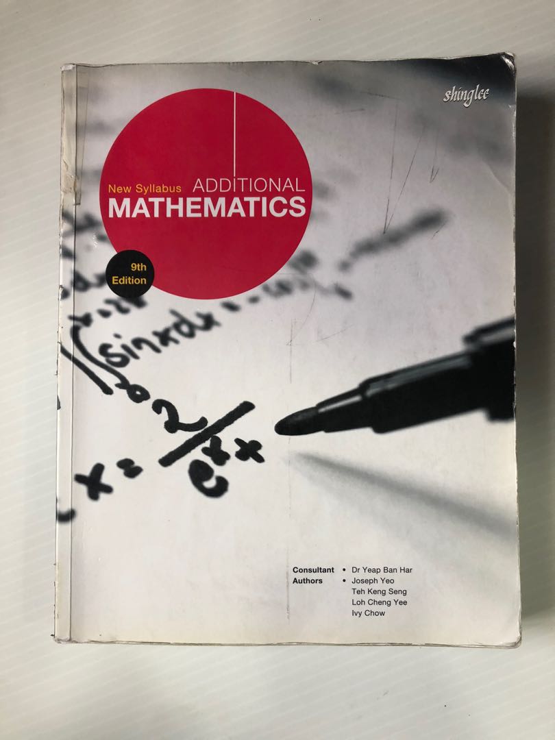 [Used] Additional Mathematics Textbook, Hobbies & Toys, Books ...