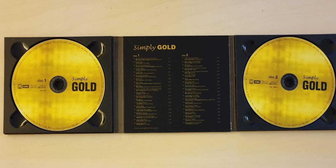 Simply Gold - A 2CD Compilation Album, Hobbies & Toys, Music & Media ...