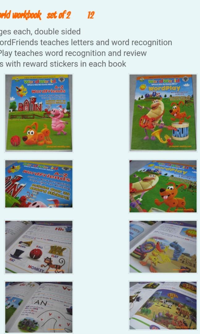Wordworld activity books, Hobbies & Toys, Books & Magazines, Children's ...