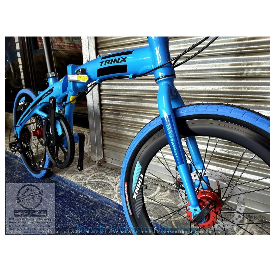 2020 Trinx Dophin 2.0 Folding Bike NOW! with Colored Hubs (RED ...