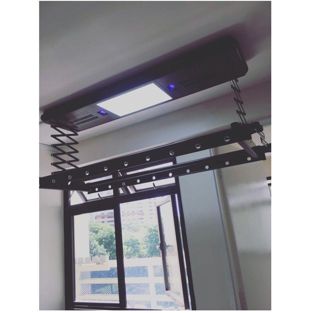 Advance Automated Electric Laundry Rack/System/Hanger with LED Light ...