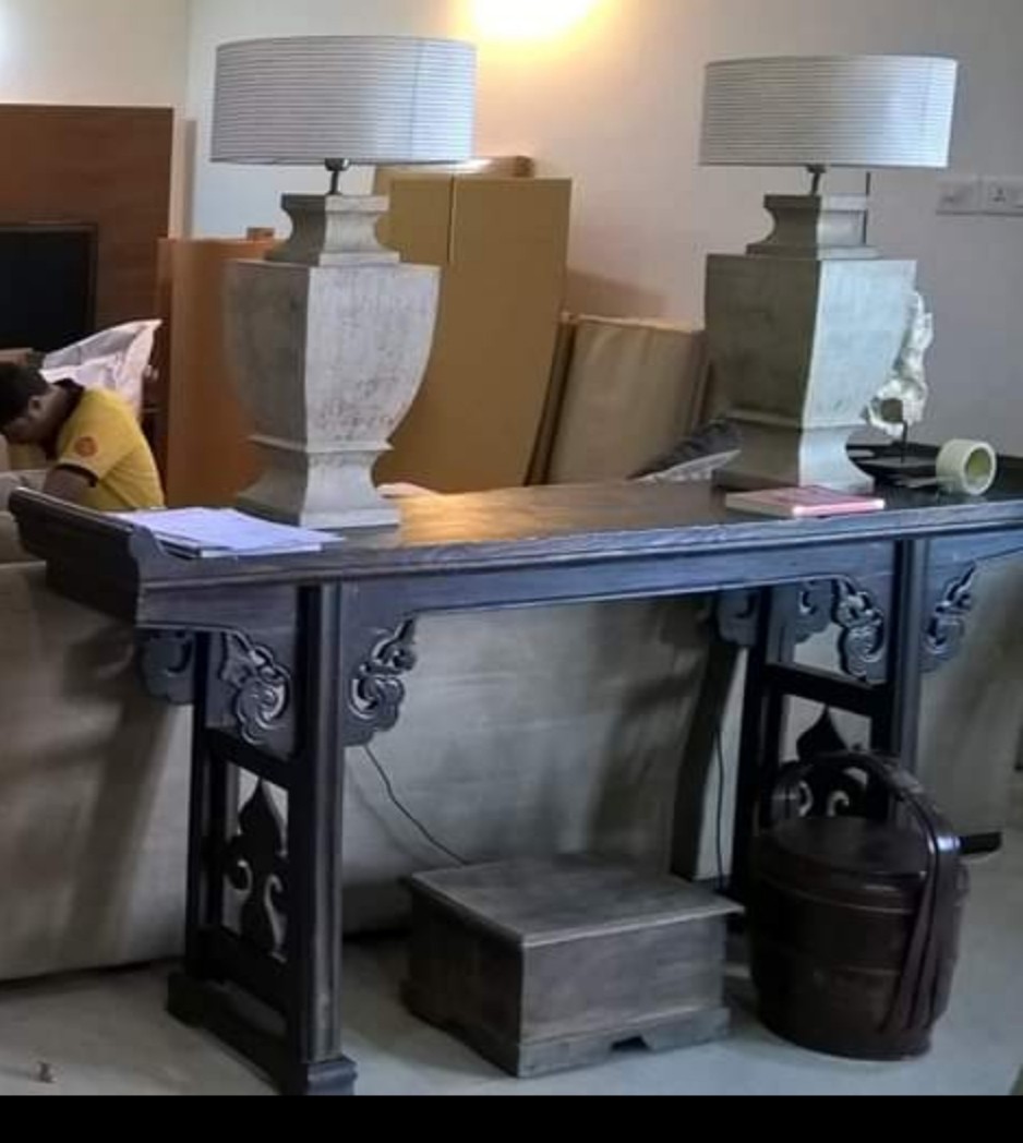 Antique Scroll table, Furniture & Home Living, Furniture, Tables & Sets ...