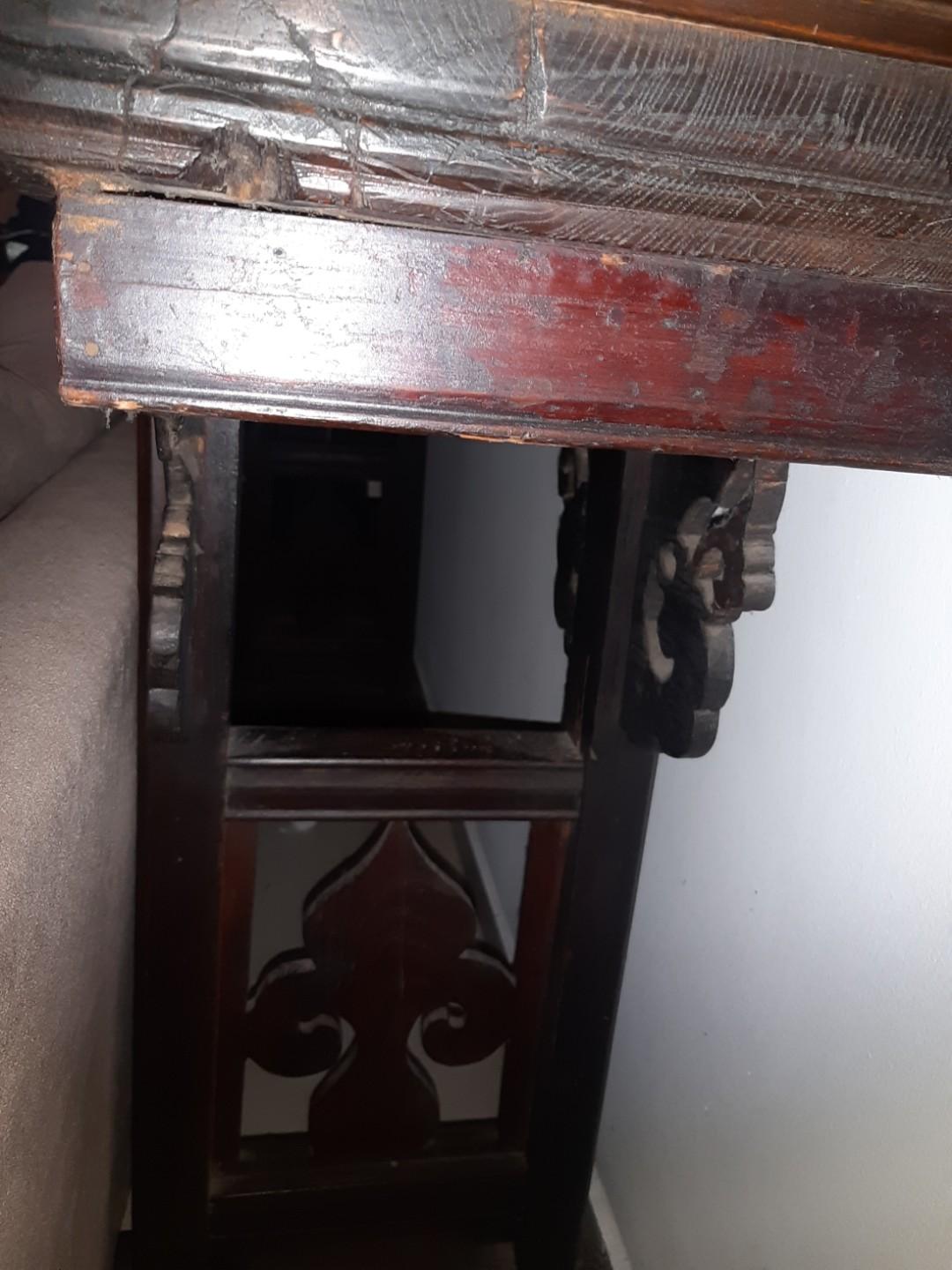 Antique Scroll table, Furniture & Home Living, Furniture, Tables & Sets ...