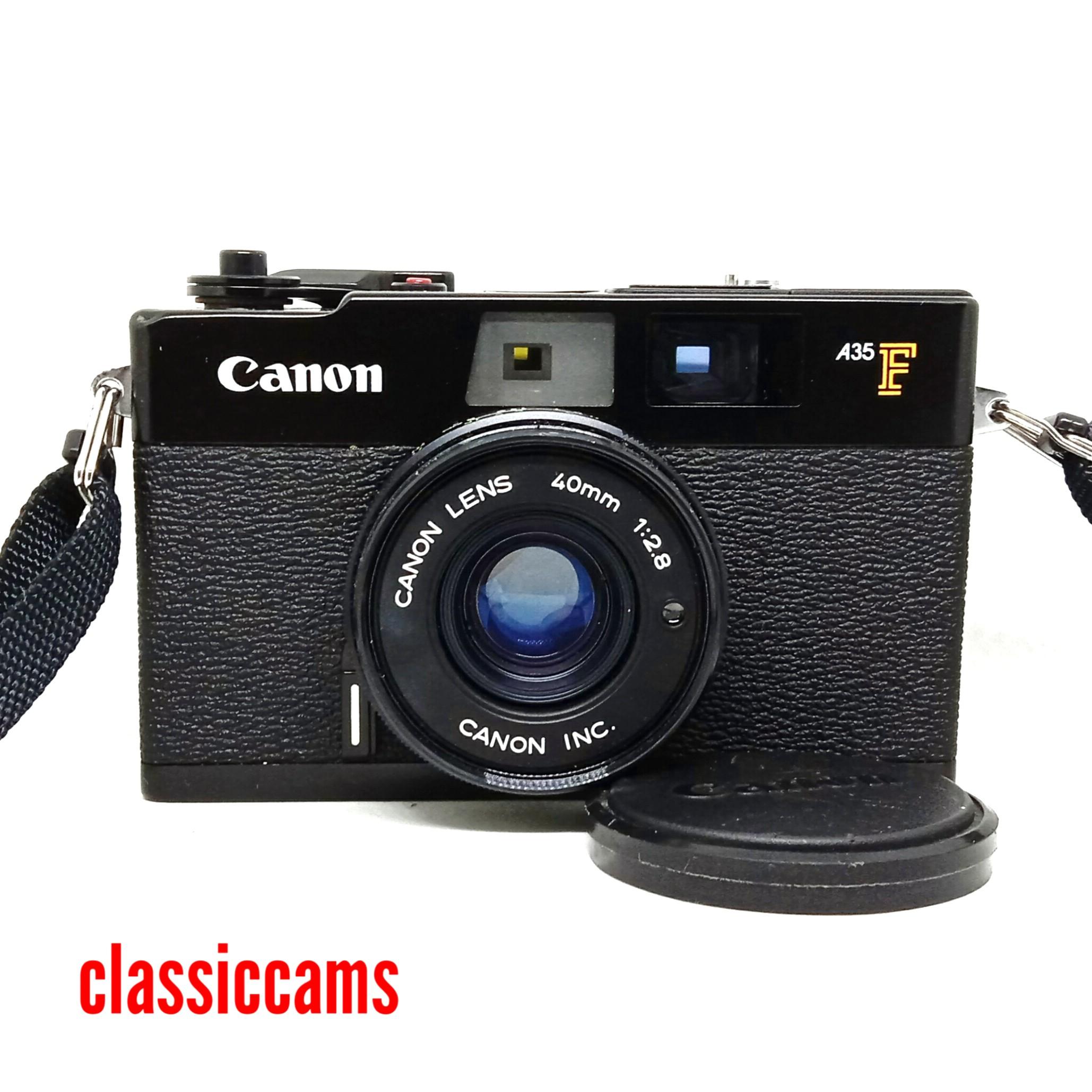 Canon A35F 35mm Film Camera, Photography, Cameras on Carousell