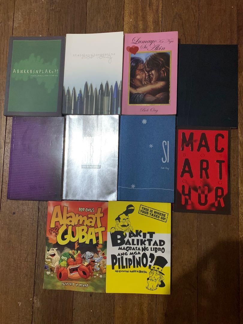COLLECTION OF BOB ONG BOOKS (10 in total) WITH FREEBIE, Hobbies & Toys ...