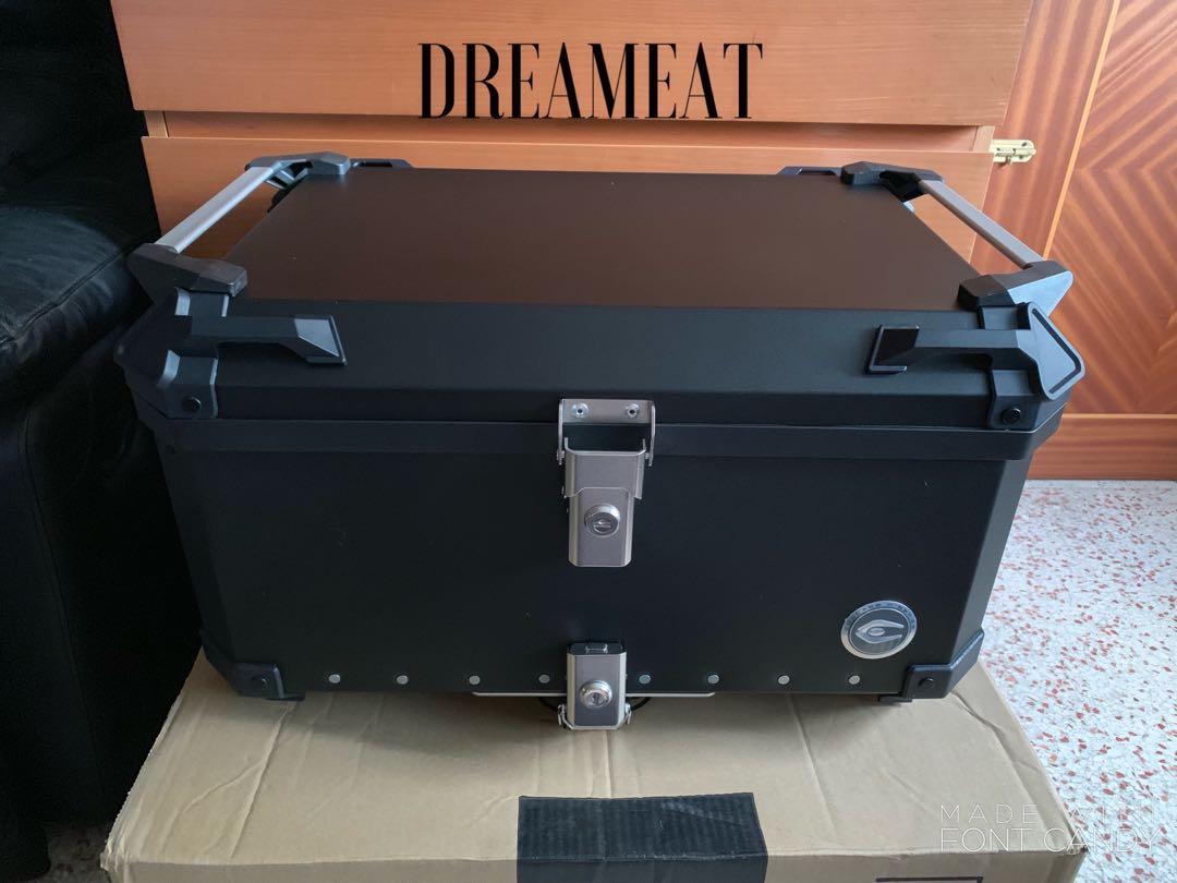 COOCASE X3 60L PREMIUM BLACK ALUMINIUM TOP CASE(LATEST VERSION)(FREE ...