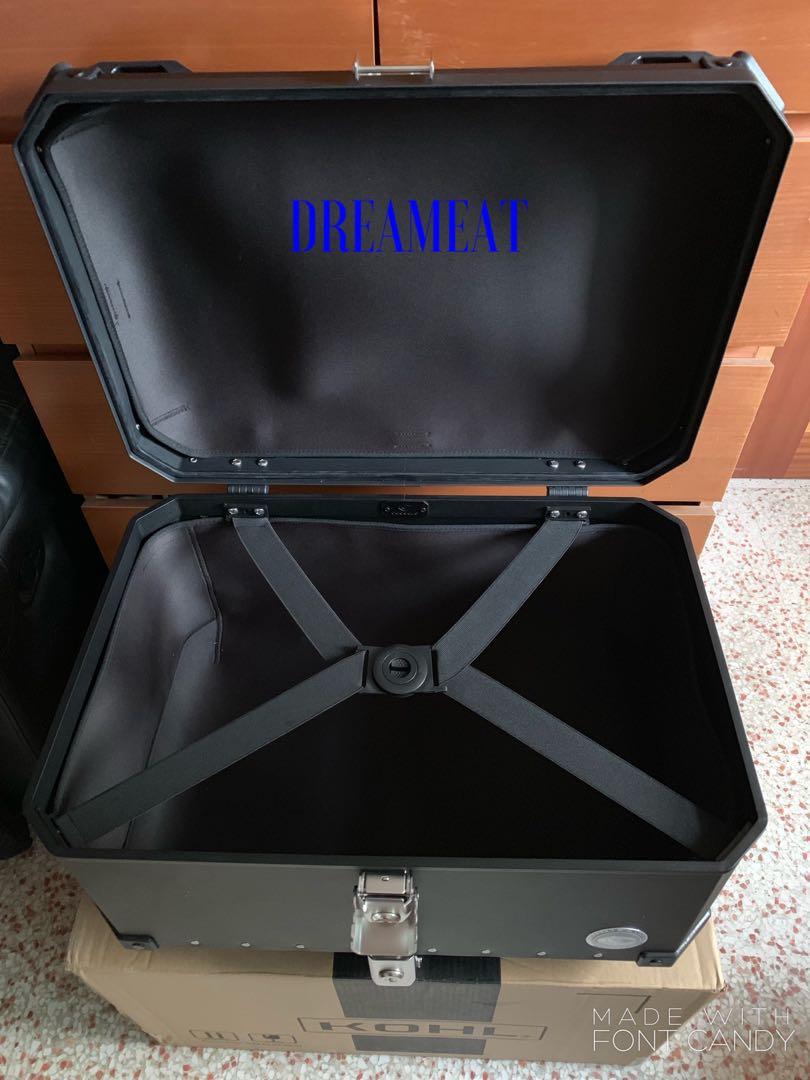 COOCASE X3 60L PREMIUM BLACK ALUMINIUM TOP CASE(LATEST VERSION)(FREE ...