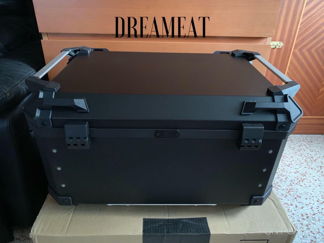 COOCASE X3 60L PREMIUM BLACK ALUMINIUM TOP CASE(LATEST VERSION)(FREE ...
