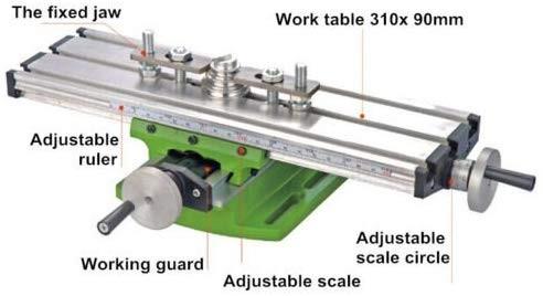 DIY Multifunction Mini Compound Bench Precision Cross Table Sliding ...