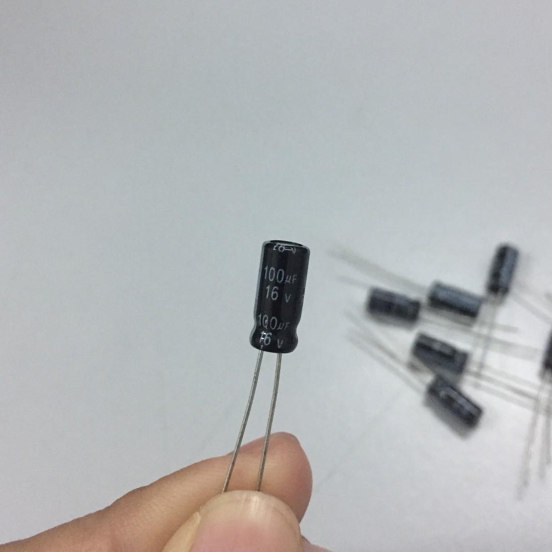 Electrolytic Capacitor 100UF 16V, Health & Nutrition, Health Monitors ...
