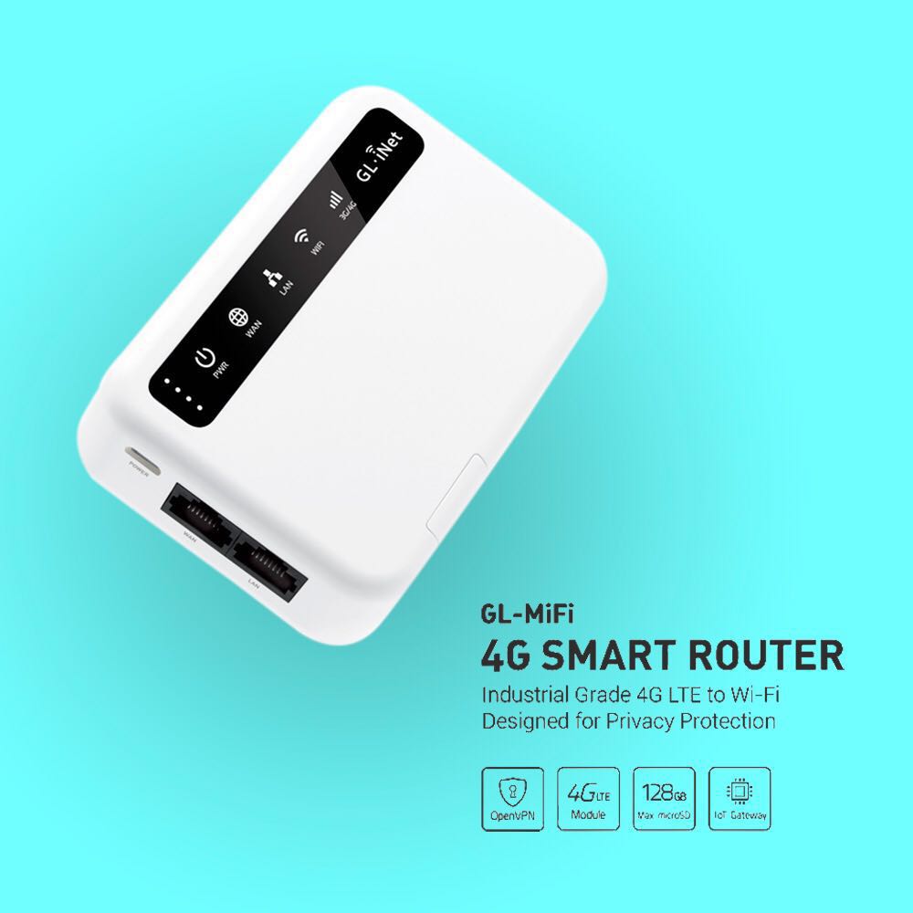 GL.iNet GL-MiFi 4G LTE Smart Router, Computers & Tech, Parts ...