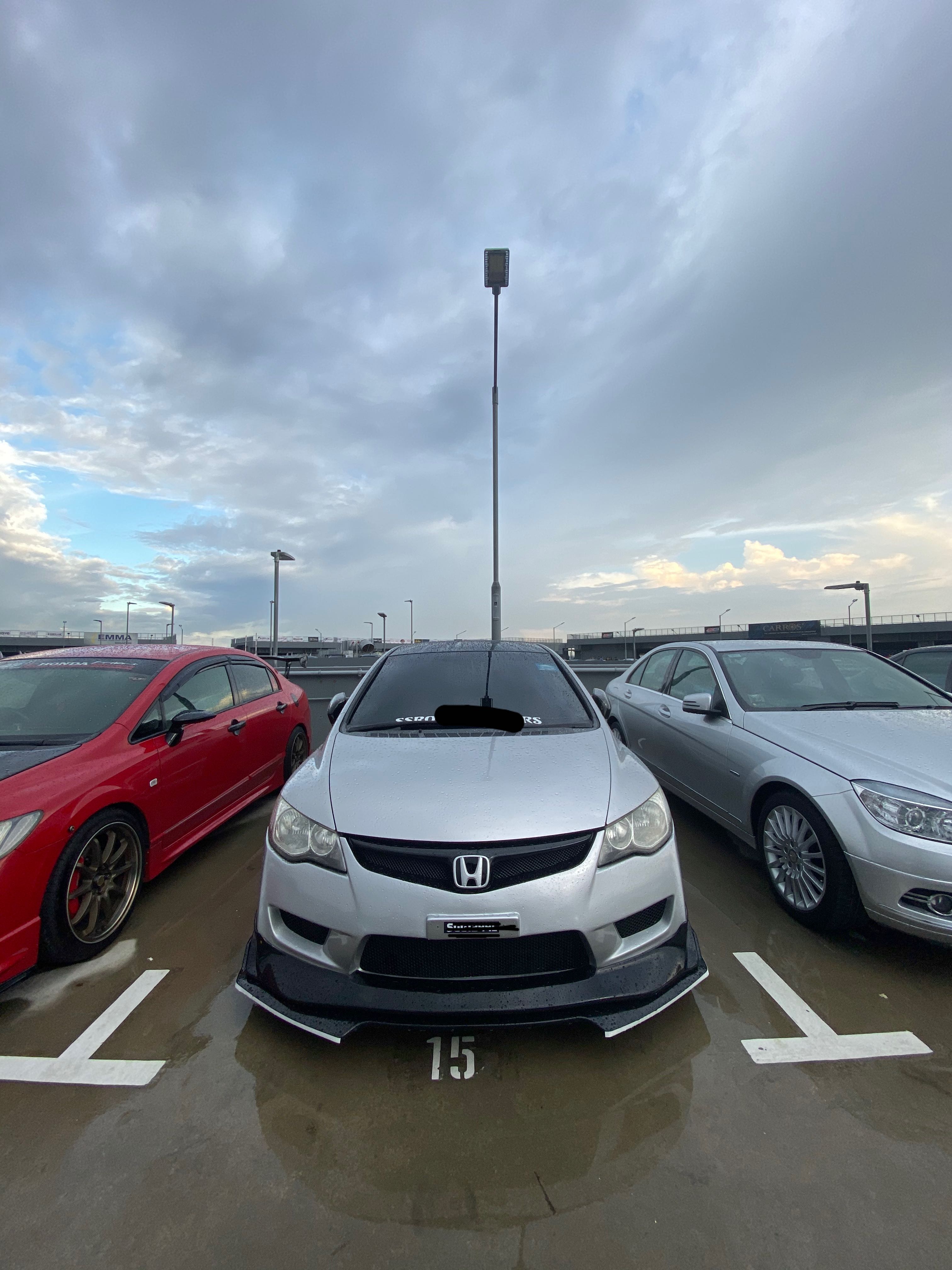 Honda Civic FD TYPE R Bumper with Js lip (FRP), Car Accessories ...