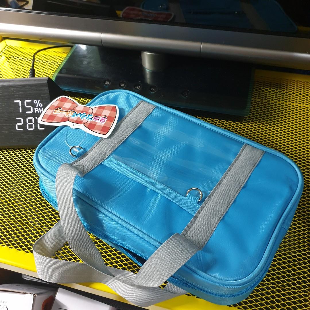 Japanese School-bag Inspired Light Blue Pouch, Hobbies & Toys ...
