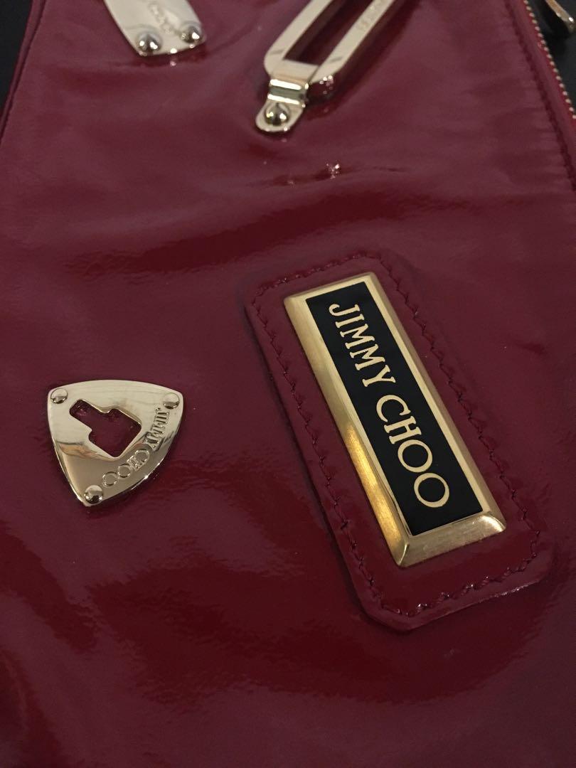 Jimmy Choo Authentic Natalie Clutch Purse, Women's Fashion, Bags ...