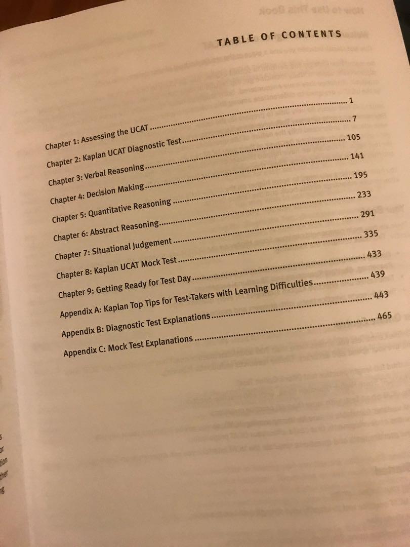 Kaplan UCAT Prep book, Hobbies & Toys, Books & Magazines, Assessment ...
